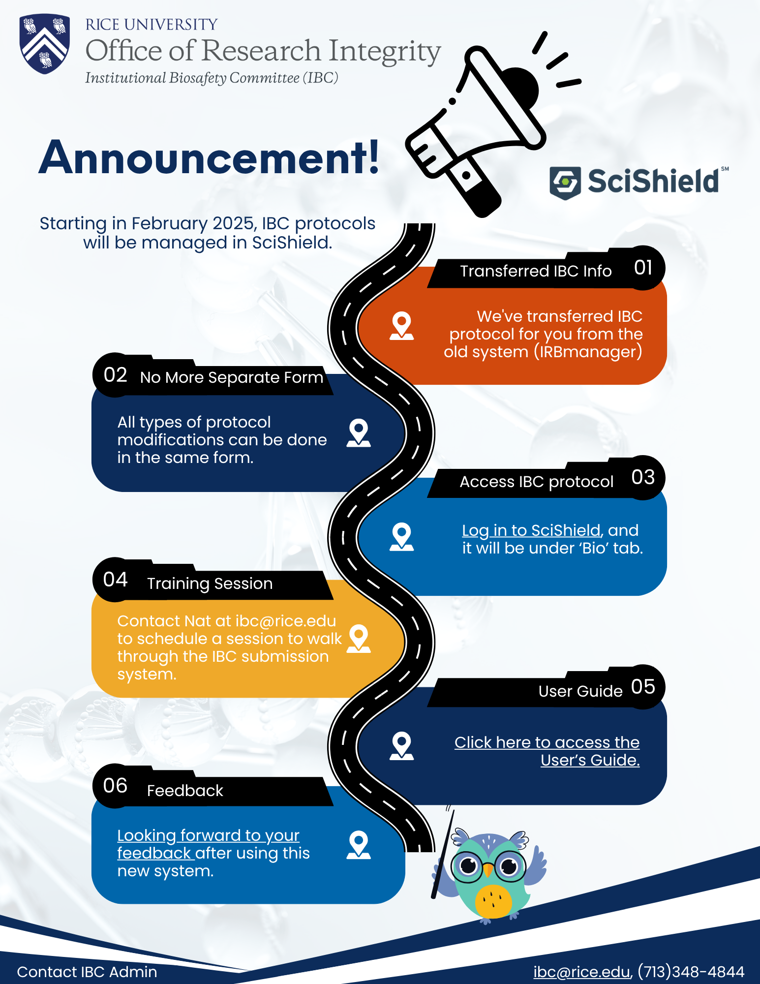 IBC Protocol Submission & Review | Research Compliance | Office of Research | Rice University